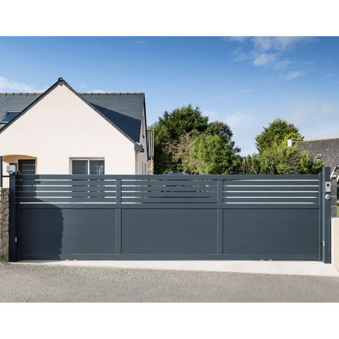 Sliding Gates | Aluminium Driveway Gates by Slab | Electric | Buy Online